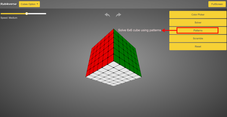 6x6 Rubik's Cube Solver Online -Rubikverse
