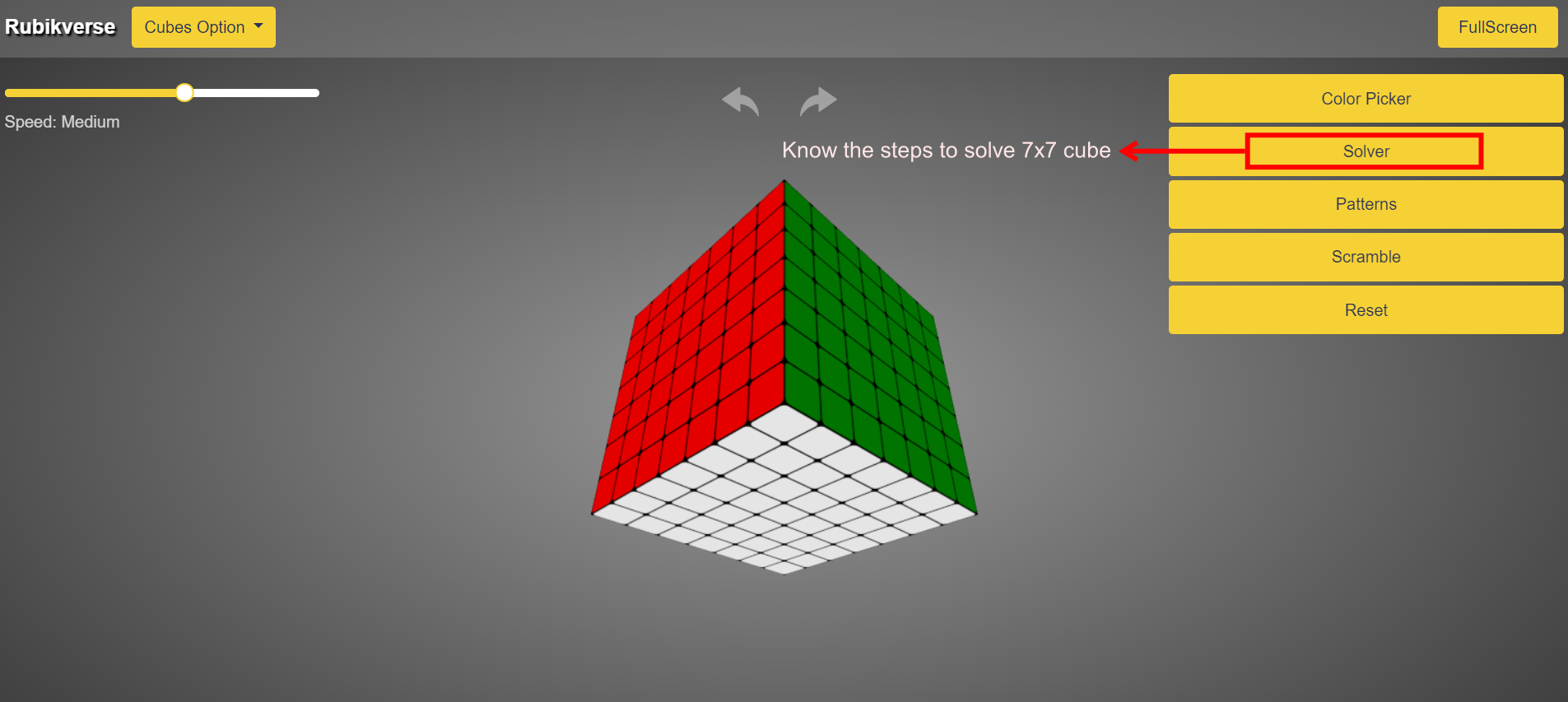 7x7 Rubik's Cube Solver Online - Rubikverse