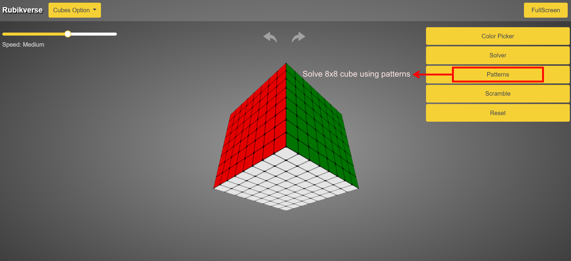 8x8 Rubik's Cube Solver Online - Rubikverse