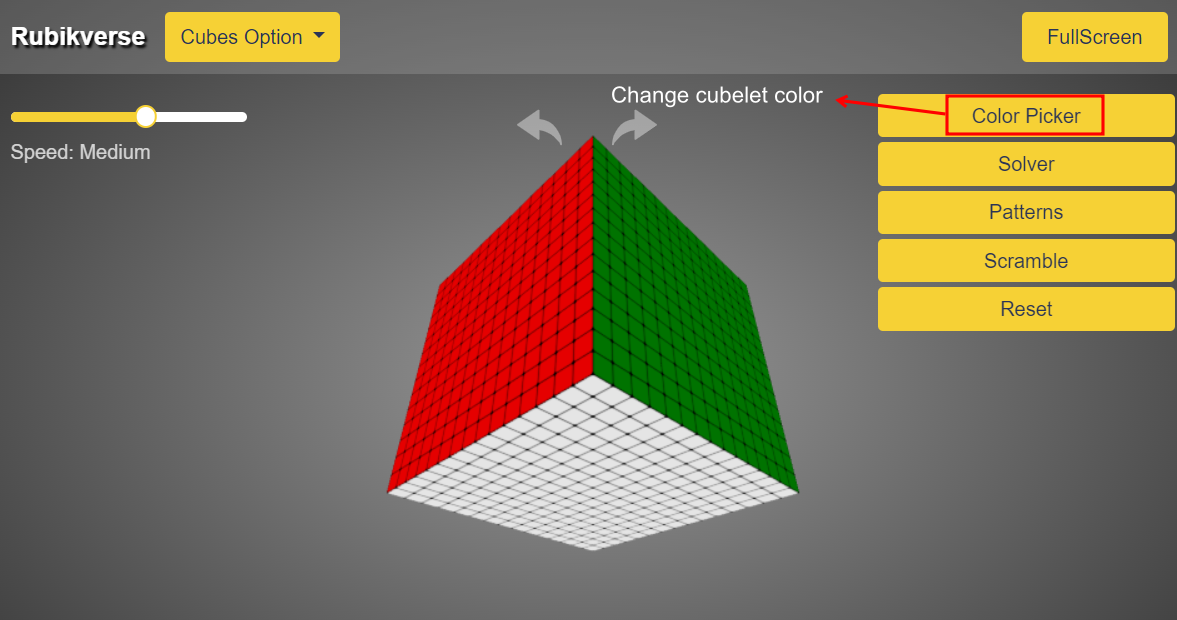 15x15 Rubik's Cube Solver Online - Rubikverse