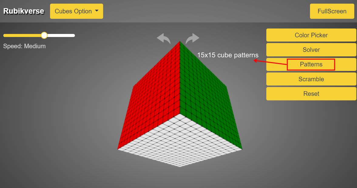 15x15 Rubik's Cube Solver Online - Rubikverse